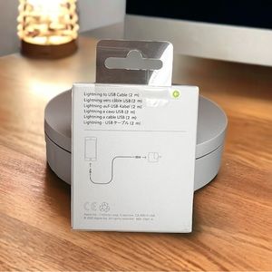 Apple | Cell Phones & Accessories | Apple Lightning To Usb Cable 2m Six ...